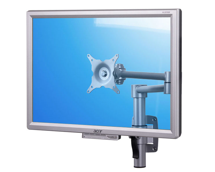 Dataflex Viewmate Ecoline LCD Einzeln Gelenkarm Vertikal Wand 1x1