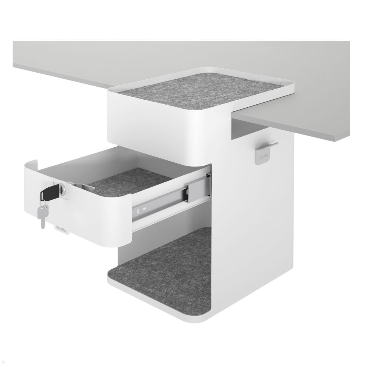 Unterschrank Dataflex Bento Desktop Locker (45.500), weiß