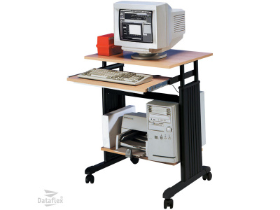 EOL - Dataflex PC Arbeitsplatz 700 HV schwarz/buche 89.643